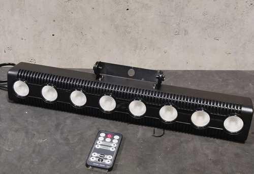 LED PAR (BAR) 8x10w rgbw на пульте ду и DMX