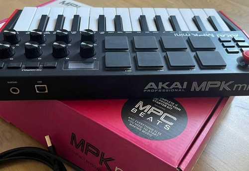 Midi контроллер akai MPKmini