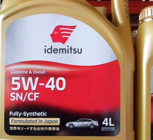 Idemitsu 5W-40 SN/GF-5 F-S - масло моторное 4л