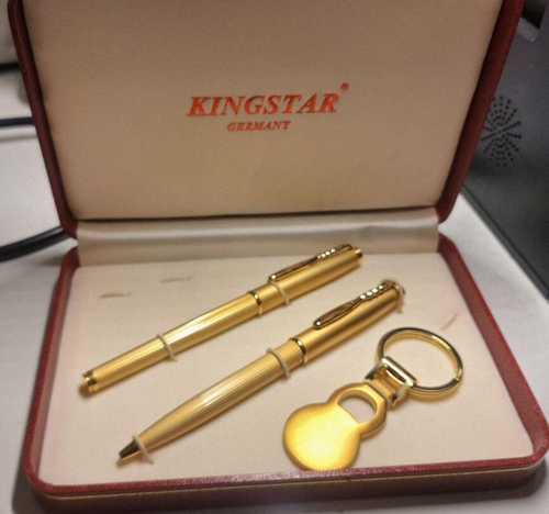 Перьевая и автоматическая ручка Kingstar 103 gold