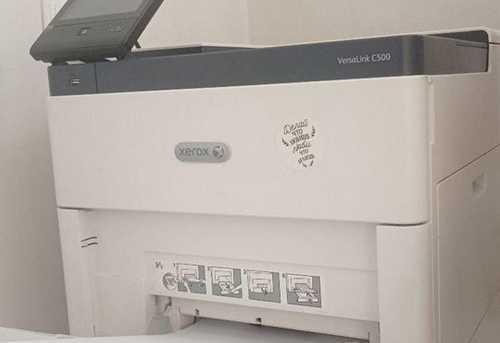 Цветной лазерный принтер Xerox c500dn