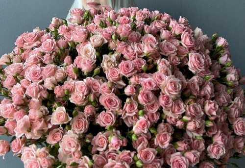 Кустовые розы букет из кустовых роз