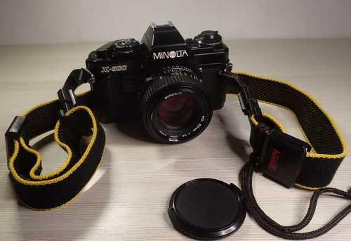 Minolta X-500 + объективы. супер-комплект