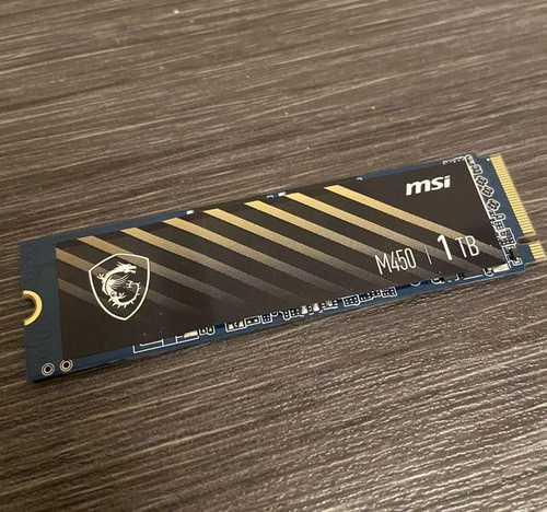 NVMe Msi spatum m450 1tb