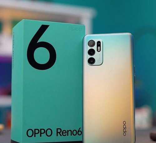 Смартфон Oppo Reno 6 8/128GB лазурный новый в упак