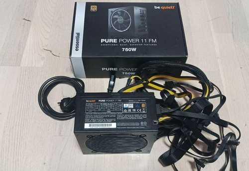 Модульный бп be quiet Pure Power 11 FM 750W