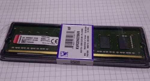 Новая оперативная память Kingston ddr4 8gb 3200мгц