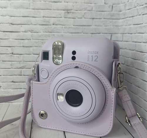 Фотоаппарат instax mini 12 purple с чехлом