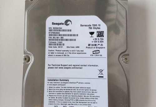 Жесткий диск HDD Seagate Barracuda 750 Gb