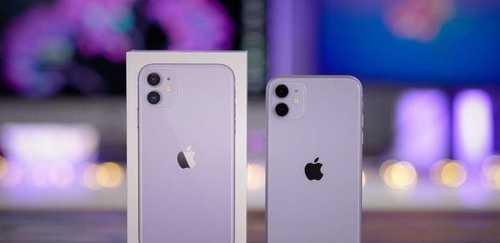 iPhone 11, 64 ГБ, фиолетовый