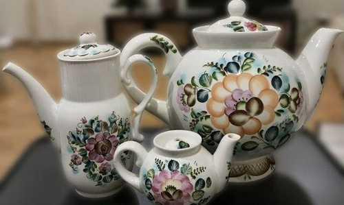 Семикаракорская керамика посуда, чайники СССР