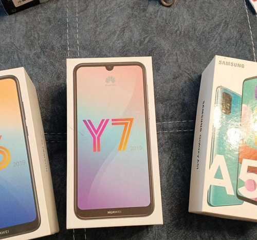 Коробки от телефонов, Samsung,Huawei