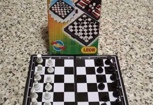 Магнитные игры : 3 в 1 (шашки.шахматы,нарды)