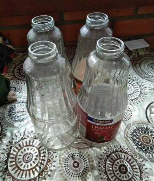 Бутылки стеклянные 1л