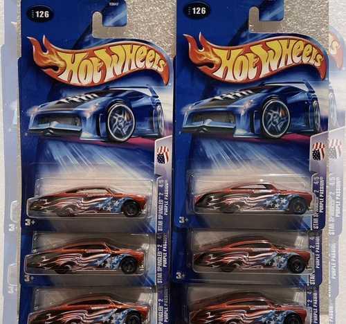 Hot wheels Purple Passion Star Spangled