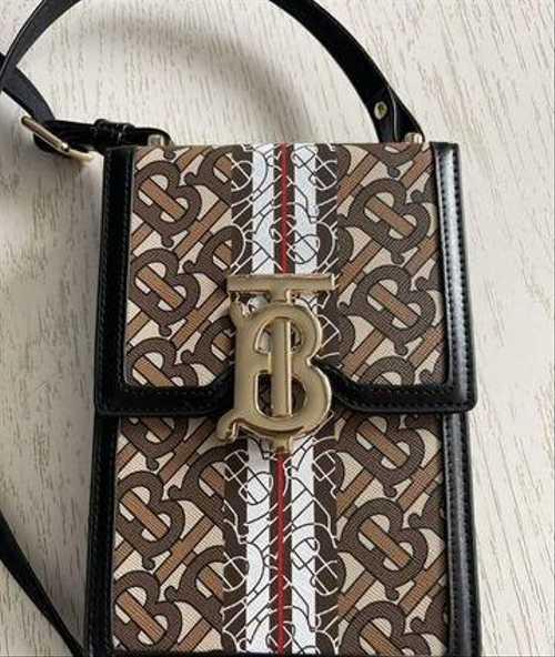 Мини сумка burberry (чехол для iPhone)
