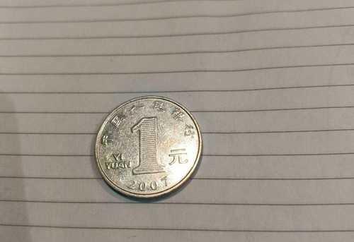 Монета 1 yuan