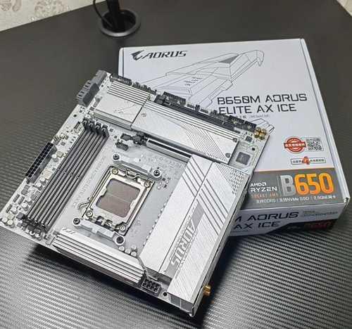 Gigabyte B650m aorus elite ax ice (в идеале)