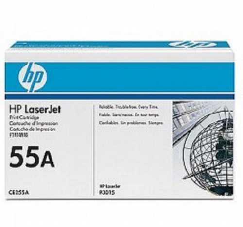 HP CE255A Картридж,BlackLJ P3015, Black, (6000стр.)