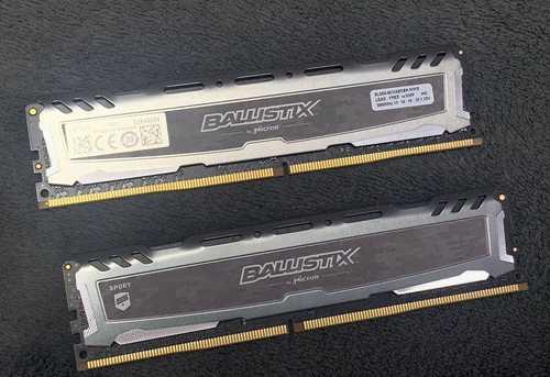 Оперативная память ddr4 crucial ballistix 3000mhz