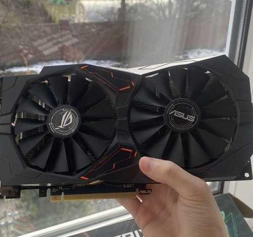 Видеокарта rx570 8gb asus rog strix