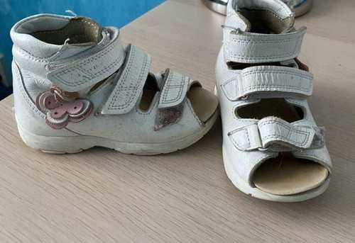Ортопедические сандали на девочку