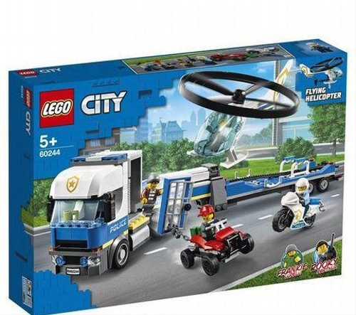 Lego City Police 60244 Полицейский вертолетный тра