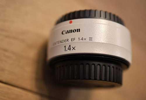 Телеконвертер tc canon extender 1.4 III