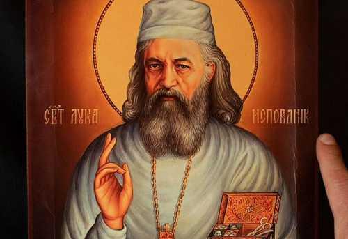 Икона деревянная "Св. Лука Крымский"