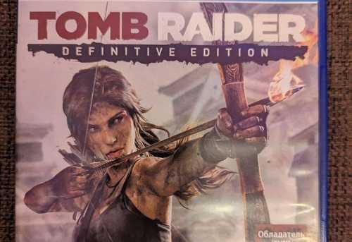 Диск PS4 (PS5) Tomb Raider Definitive edition рус