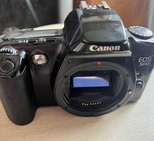 Зеркальный фотоаппарат пленочный Canon EOS500