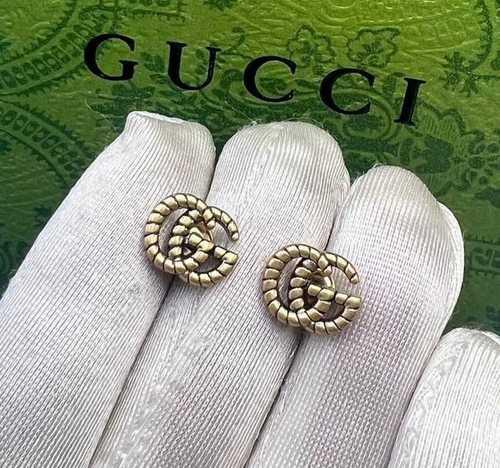 Золотые Серьги Gucci