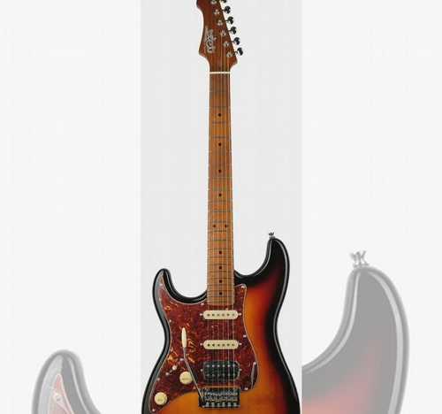 Электрогитара JET Guitars JS-400 Stratocaster HSS Left-Handed Sunburst