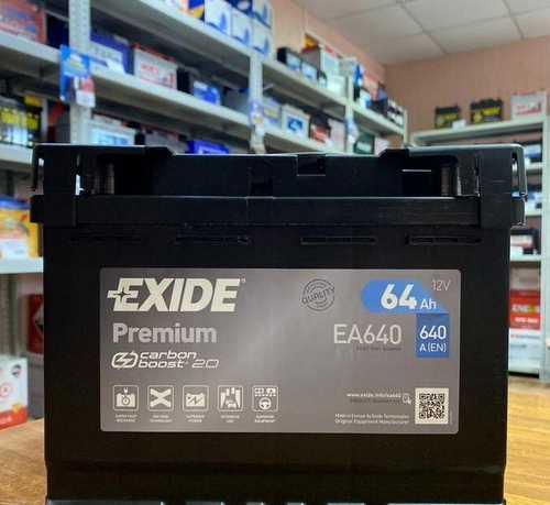 Аккумулятор exide Premium 64 Ач