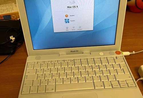iBook G4 (2004), 60 ГБ, PowerPC G4, 1.2 ГГц, ATI Mobility Radeon 9200