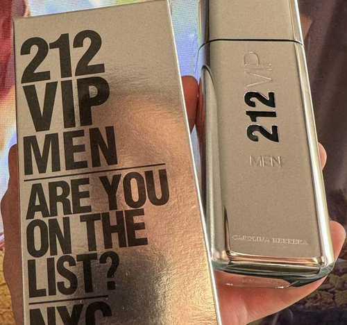 Элитные духи Carolina Herrera 212 VIP men 100ml