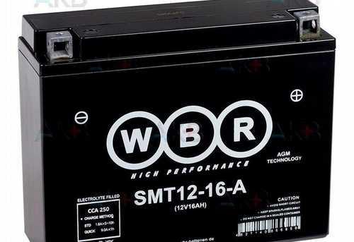 Аккумулятор для мотоцикла WBR SMT12-16 AGM 16 Ач 2