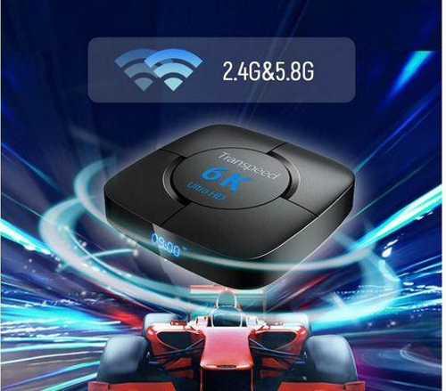 Андроид приставка Transpeed 4/64+аэропульт G10S