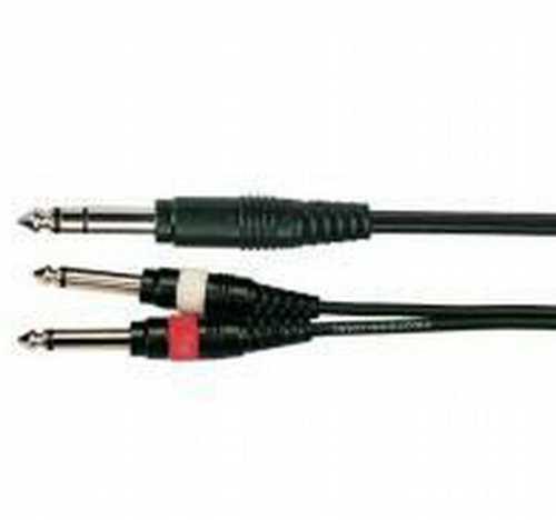 Кабель аудио 1xJack - 2xJack Soundking BB314 3.0m