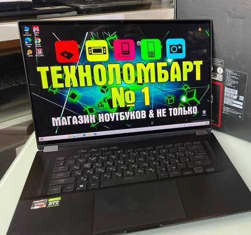 Сенсорный Asus 16"/R9-6800/32Gb DDR5/2Tb/RTX3060