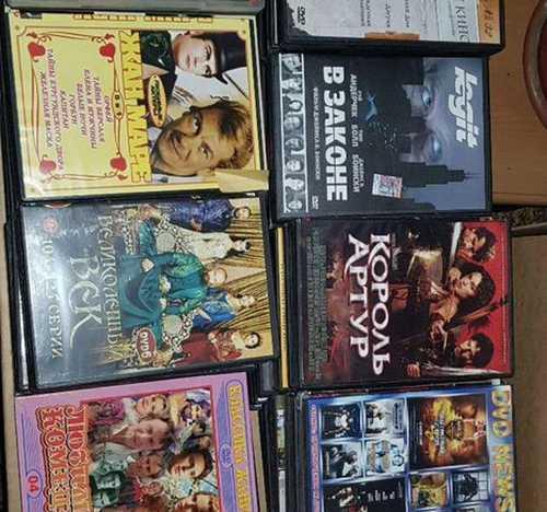DVD диски фильмы, сериалы, мультфильмы
