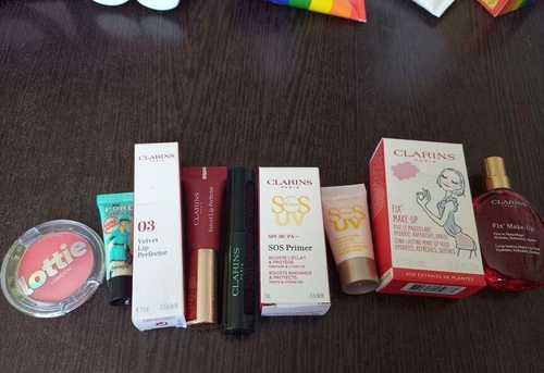 Косметика clarins, kenzo, lottie