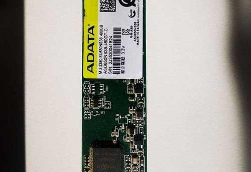 Ssd m2 adata 480GB (Физически 450gb) SATA 3