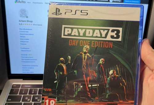 Новый диск Payday 3 ps5