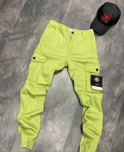 Штаны брюки Джоггеры карго карманами Stone Island
