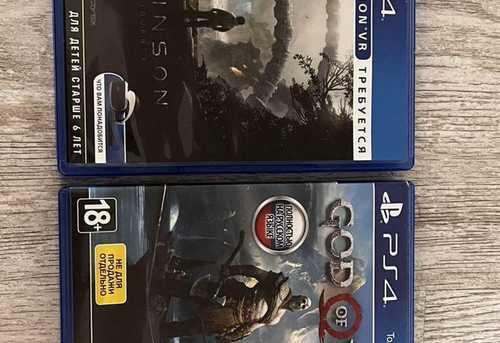 Игры для приставок ps4 / god of war, robinson vr