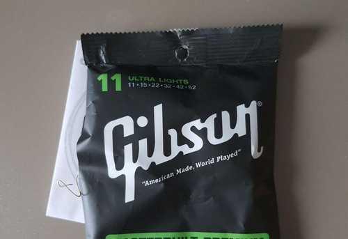 Струны gibson для акустической гитары