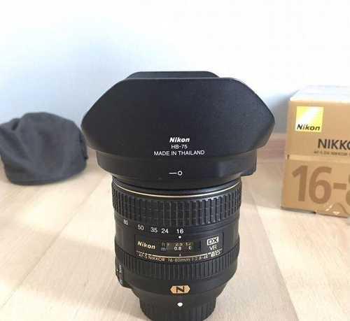 Nikon Afs 16-80mm f2.8-4 E VR