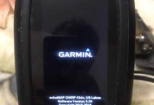 Эхолот garmin echomap chirp 43 dv