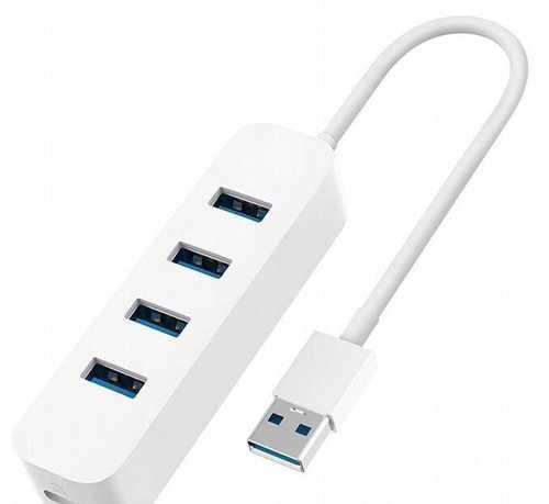 Хаб Xiaomi 4-Port USB 3.0/USB-C Splitter 5 разъем